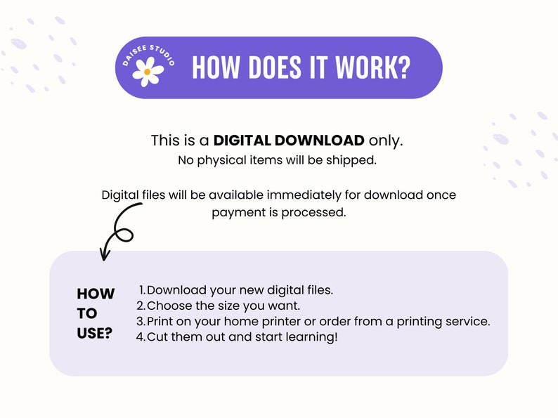 NUMBER Printable Flash Cards for Kids, Homeschool Learning Material ...