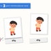 EMOTIONS Printable Flash Cards for Kids, Homeschool Learning Material ...
