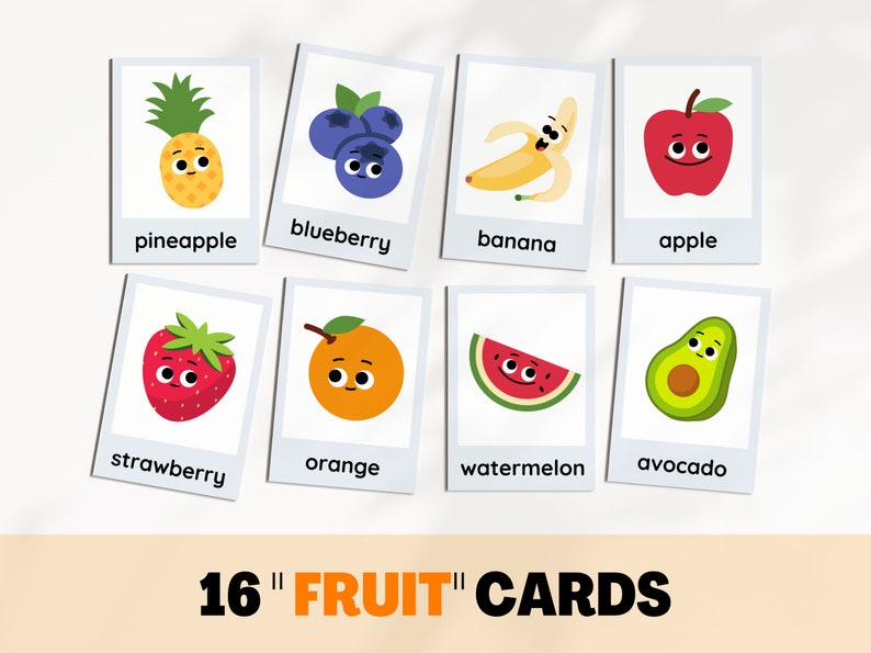 Printable Flash Card for Kids Montessori Materials Preschool Montessori ...