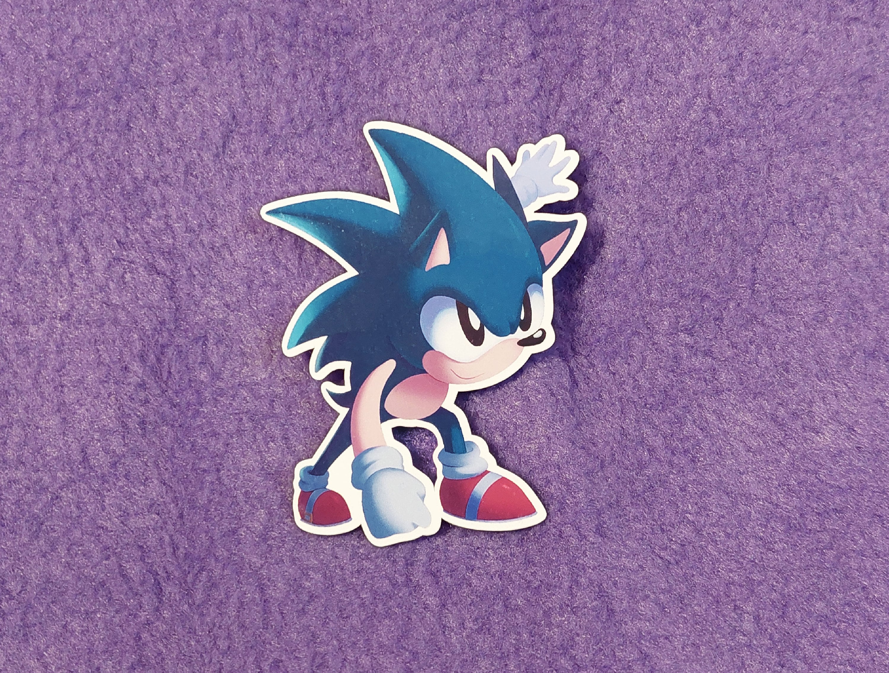 Classic Sonic, Tails, & Knuckles Trio 3" Vinyl Sticker - Etsy