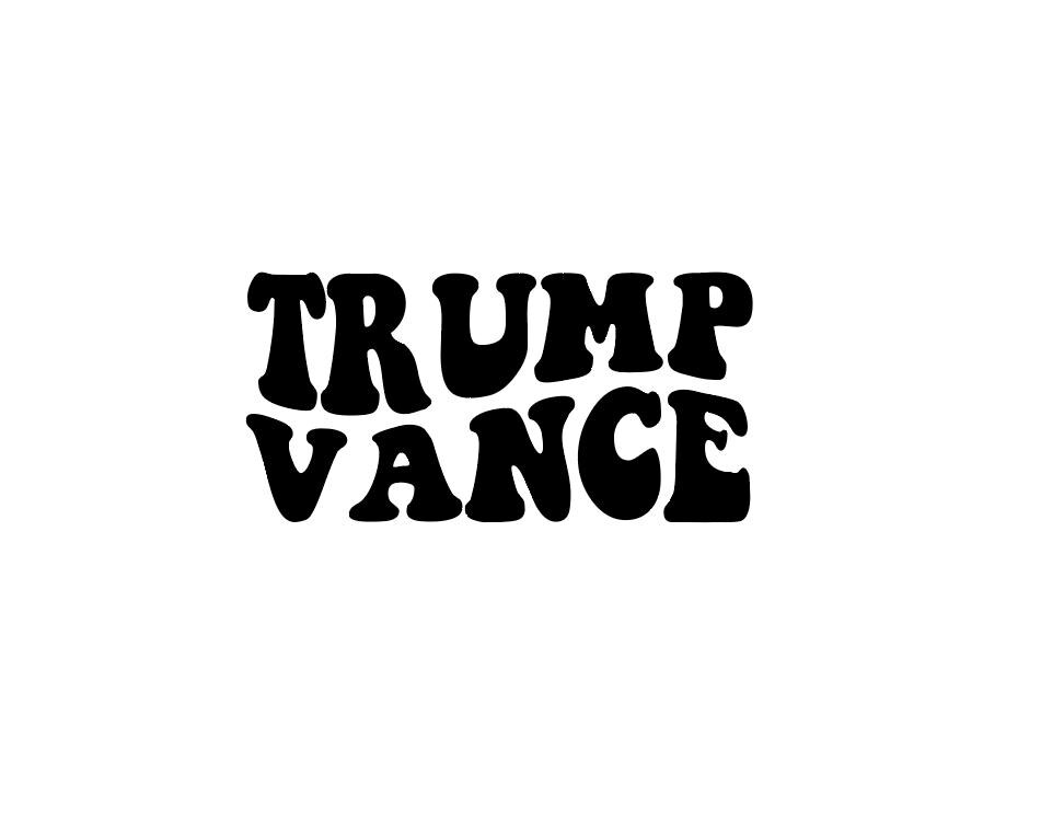 Trump Vance Wavy Font Svg File - Etsy