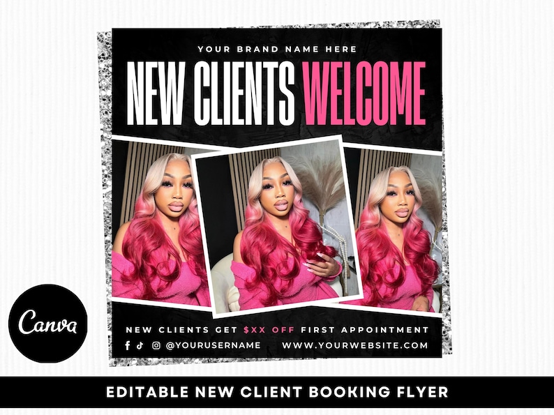 New Clients Welcome Flyer, New Clients Wanted, New Client Specials ...