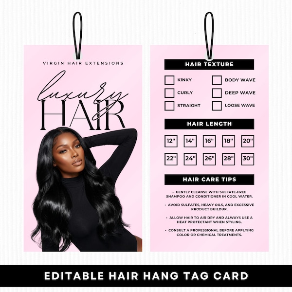 Wig Tag - Etsy Finland
