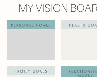 Personalized Vision Board - Etsy UK