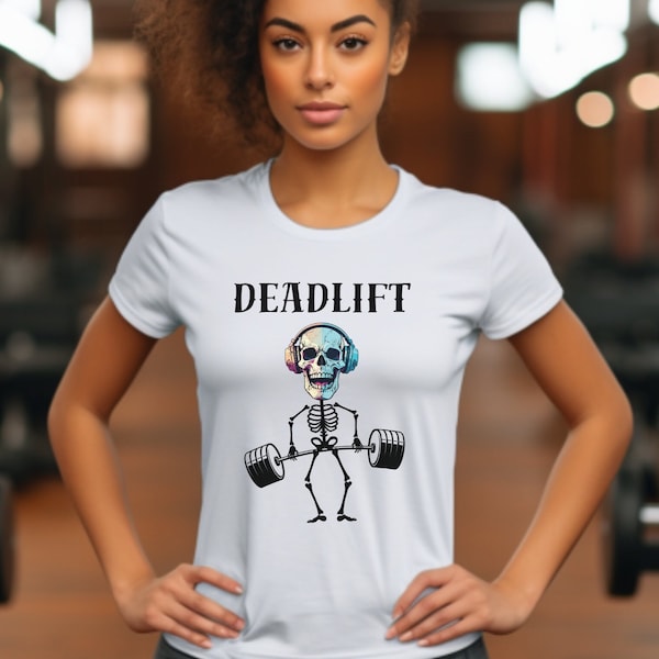 Deadlift Skeleton Shirt - Etsy
