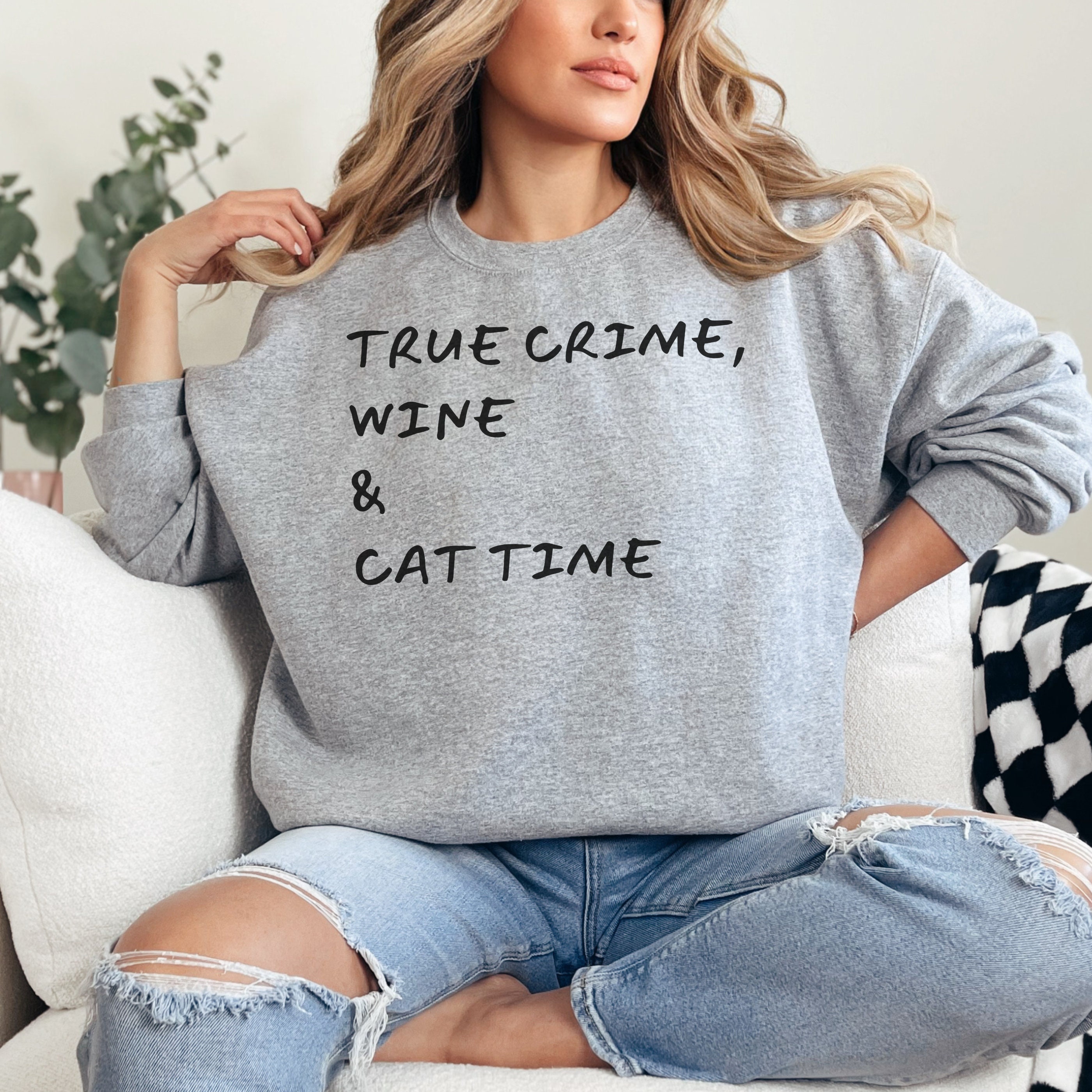 True Crime Sweatshirt, Criminal True Crime Junkie Shirt, True Crime ...