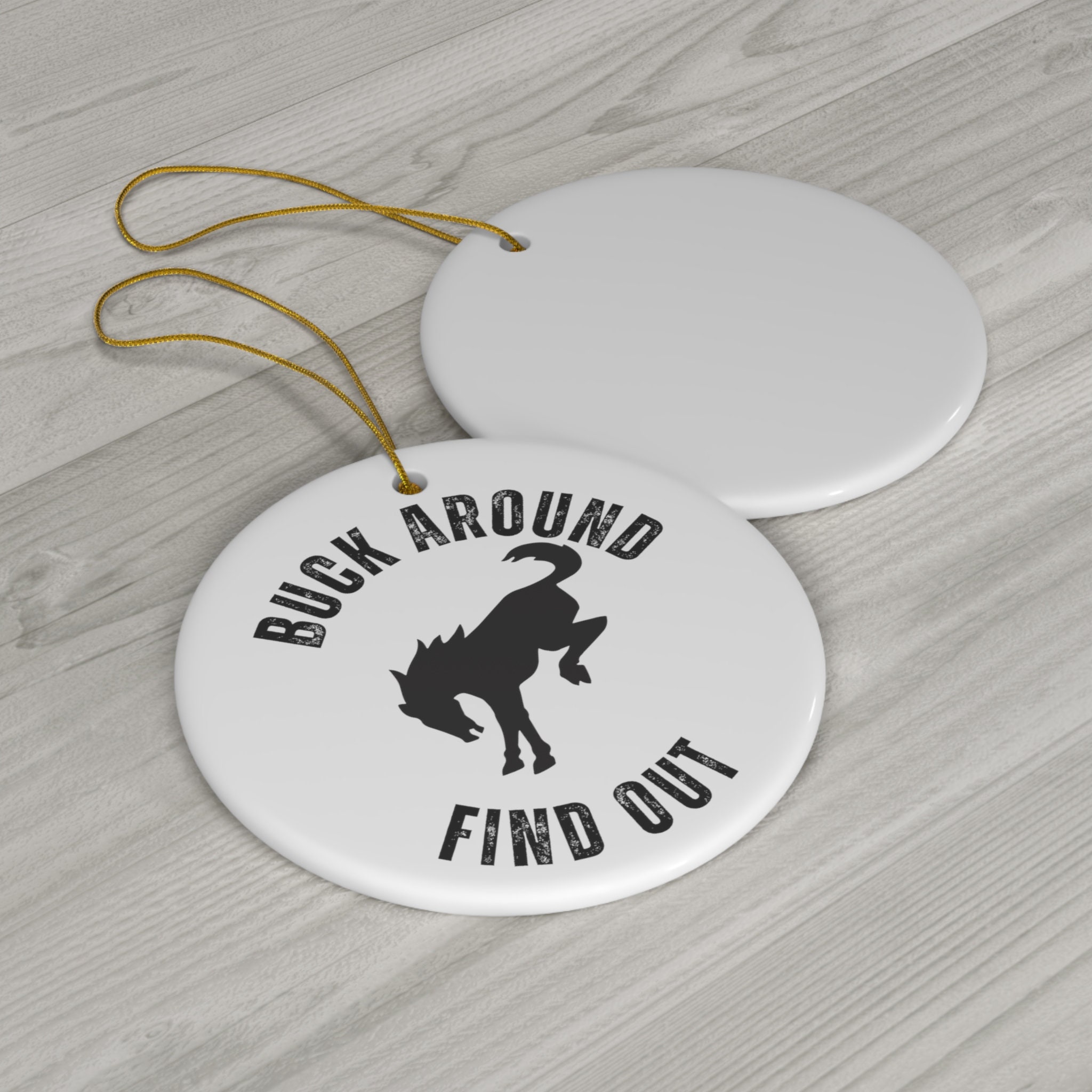 Bronco Christmas Ornament, Buckin Bronco Ornament, Bronco Tree Ornament ...