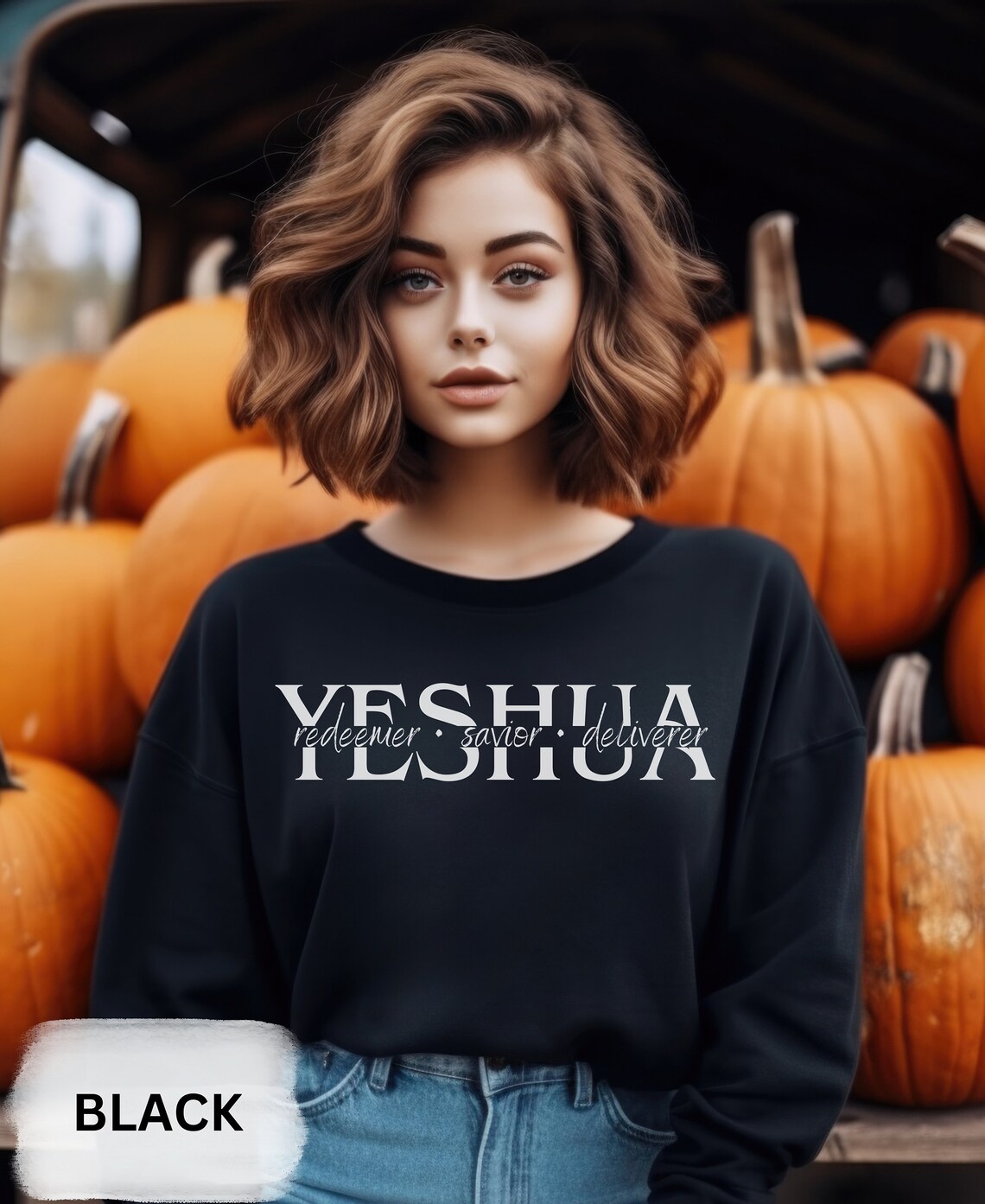YESHUA Sweatshirt, Jesus Shirt, Christian Tee, Yahweh Vintage Shirt ...