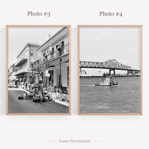 Louisiana State Prints Set of 6, Louisiana Black and White Prints ...