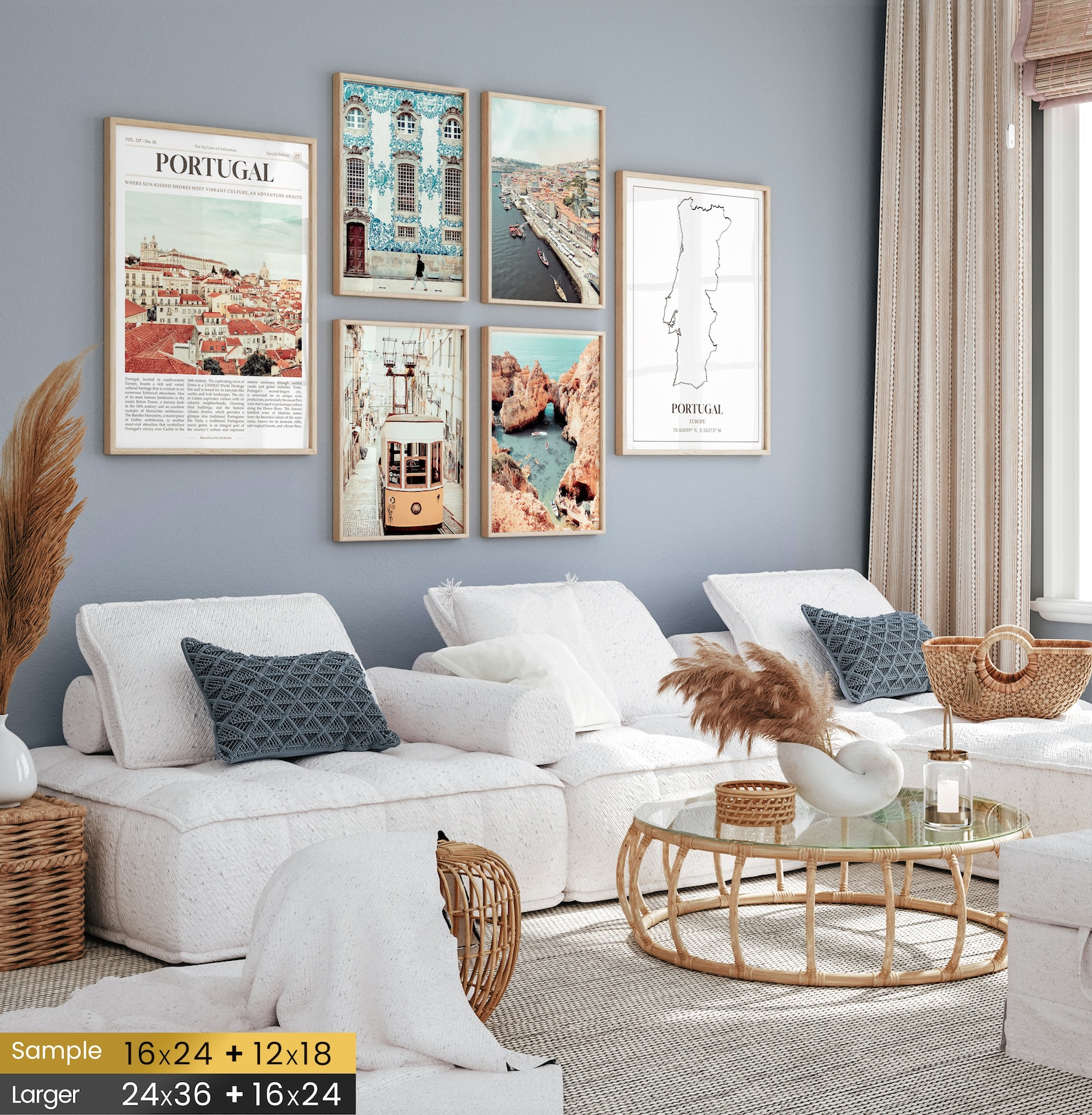 Portugal Prints Set of 6, Portugal Photo Poster, Portugal Photography ...