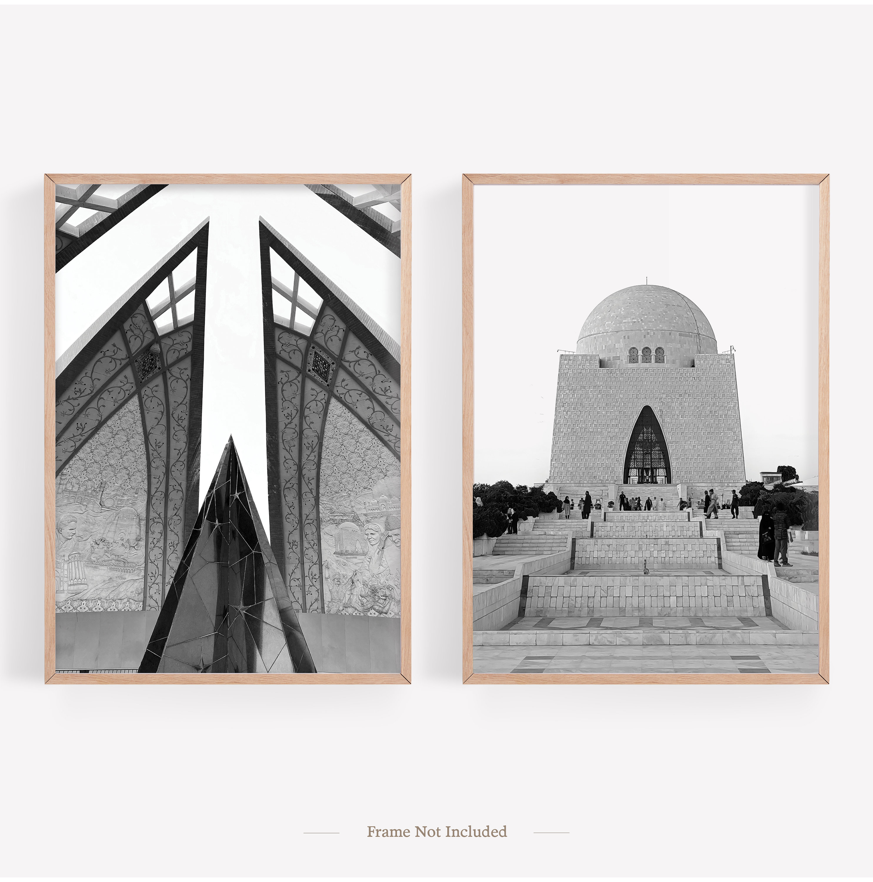 Pakistan Prints Set of 6 Pakistan Black and White Prints - Etsy