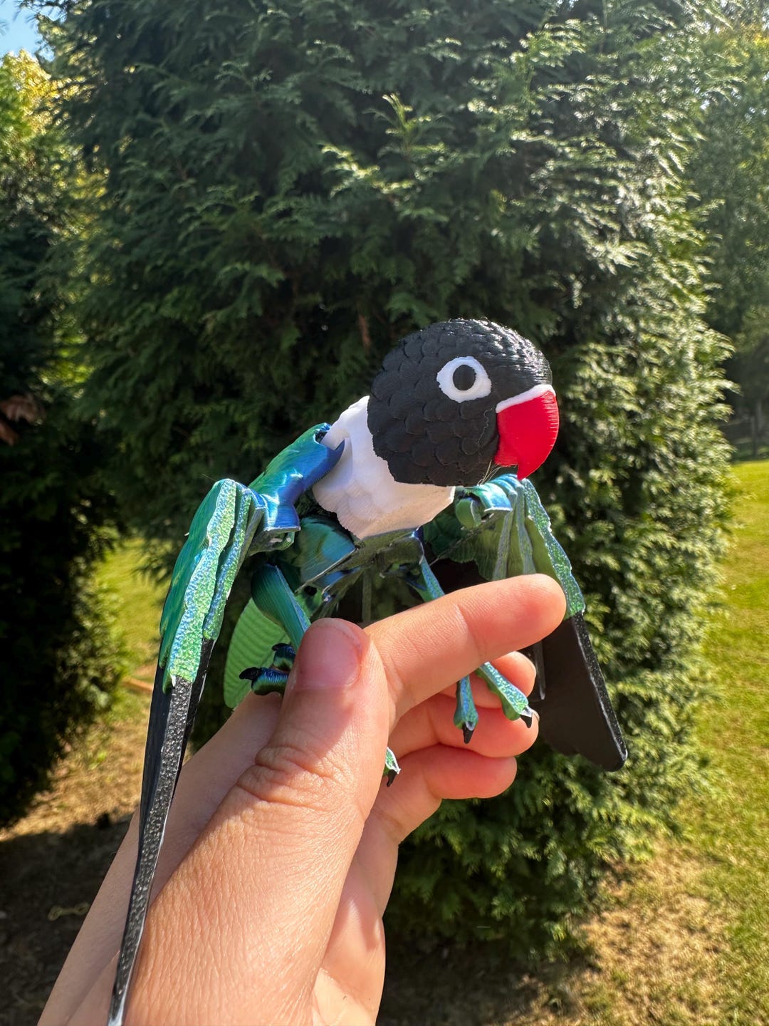 3D Printed Articulating Lovebird Fidget - Etsy