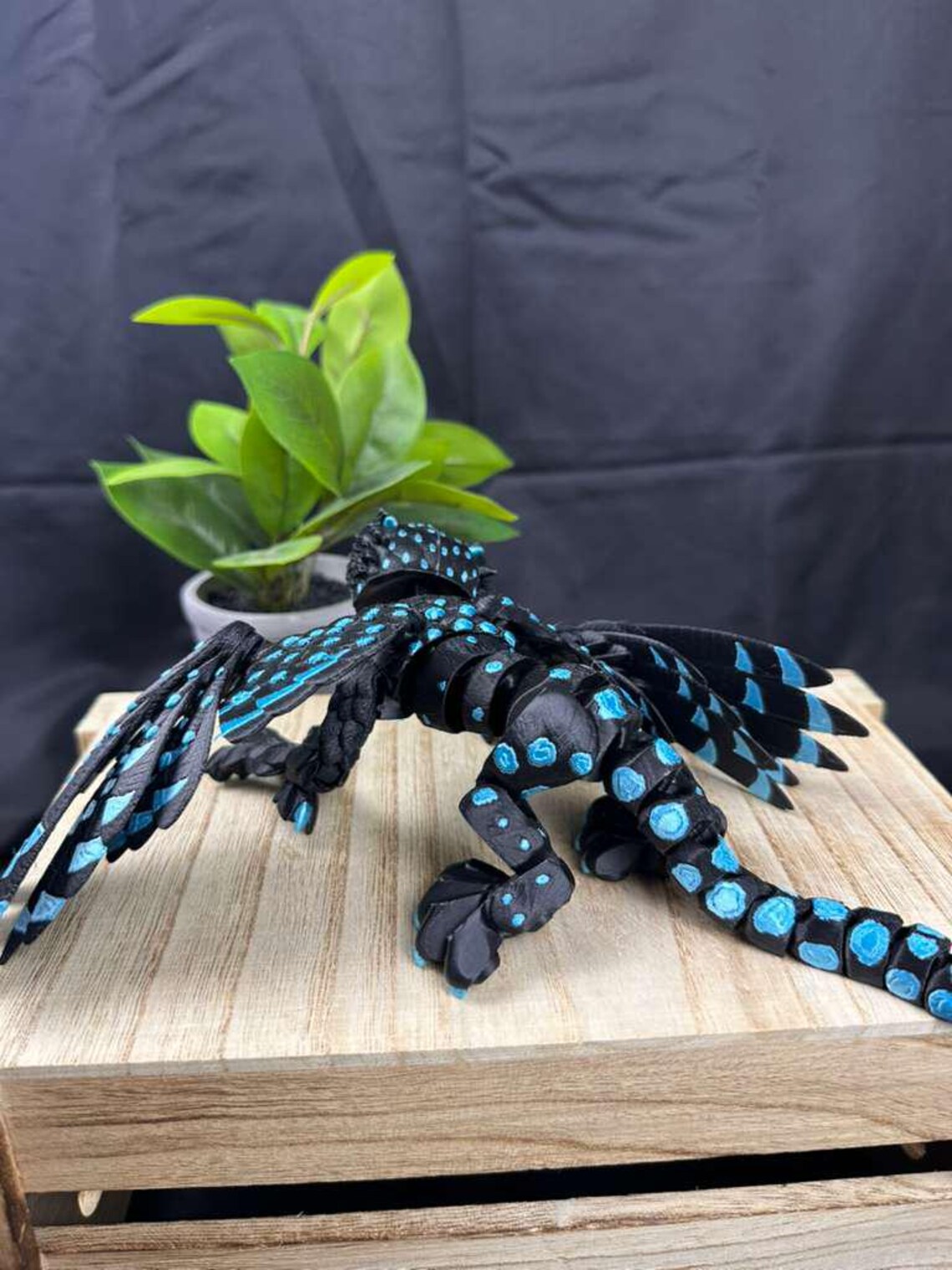 3D Printed Snow Gryphon - Articulating Claws and Wings - Custom Colors ...