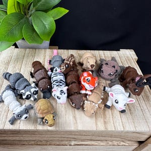Adorable Mini Pocket Pets - Articulating Fidget Collectible Animals ...