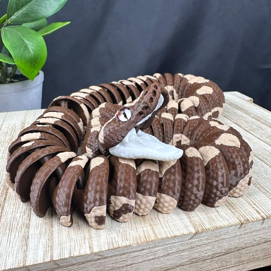 3D Printed Ball Python - Multiple Morphs Available - Realistic Detail ...