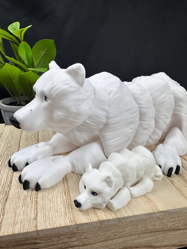 3D Printed Articulating Bears - Custom Colors and Sizes - Flexi Bears ...
