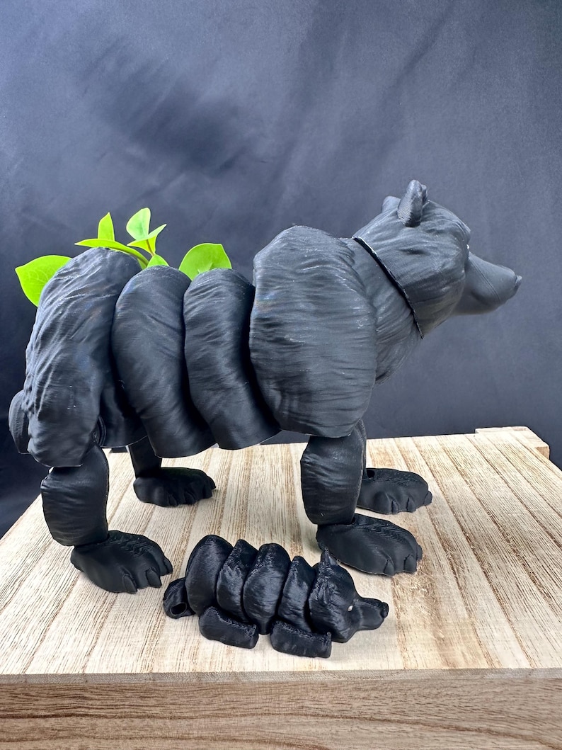 3D Printed Articulating Bears - Custom Colors and Sizes - Flexi Bears ...