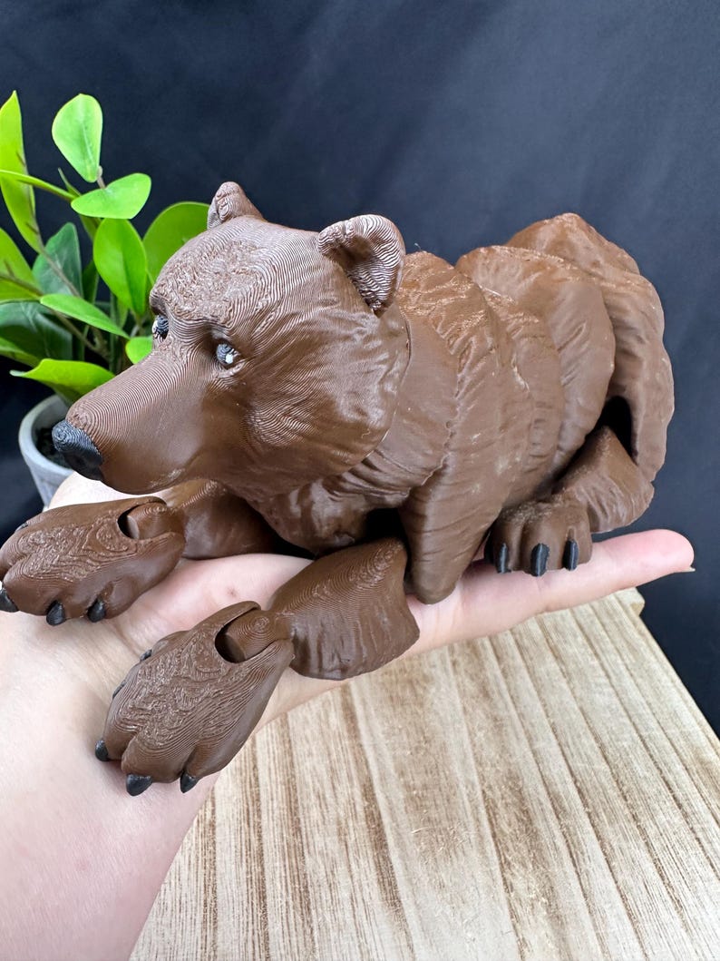 3D Printed Articulating Bears - Custom Colors and Sizes - Flexi Bears ...