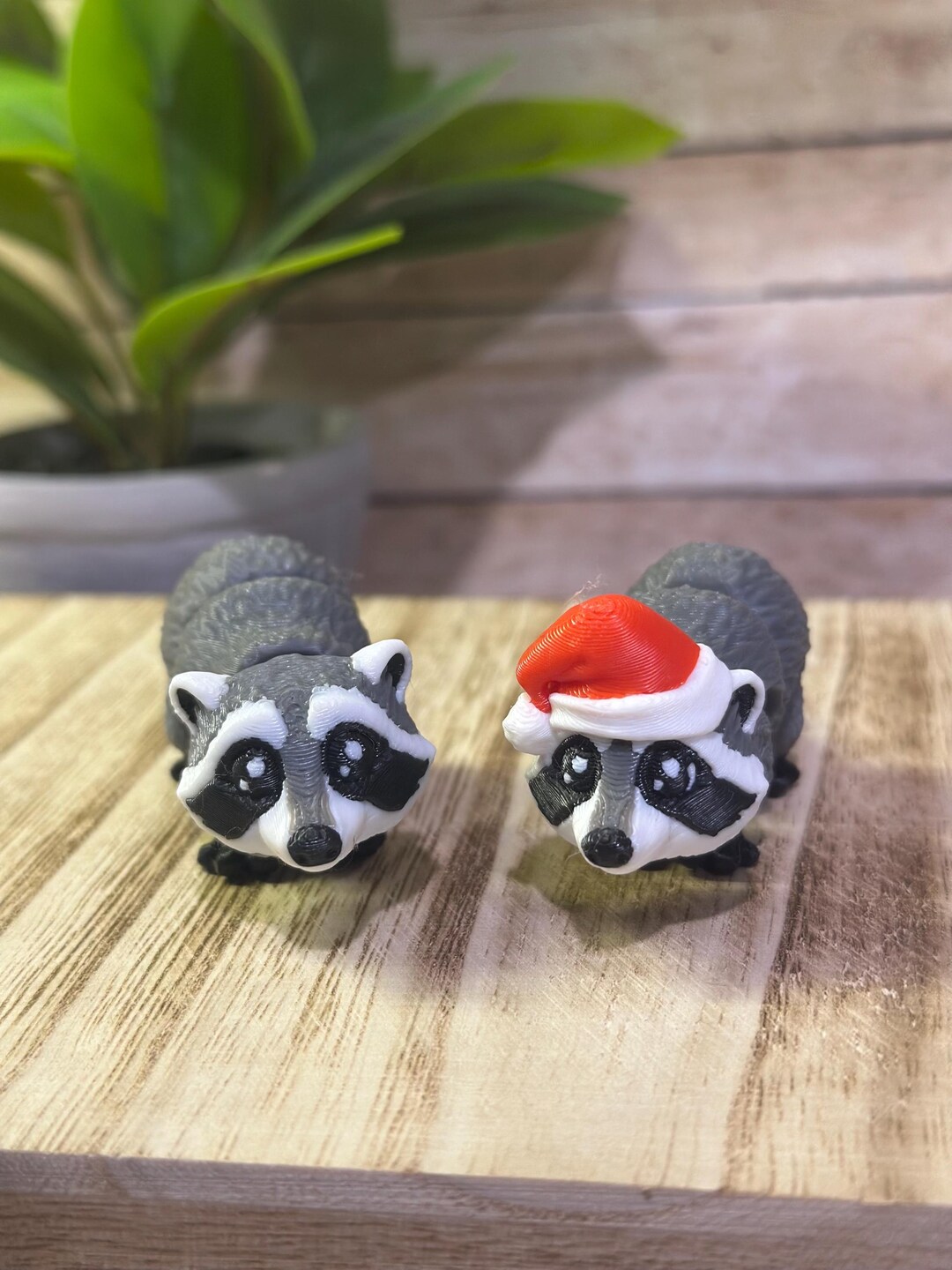 3D Printed Mini Articulating Raccoon - Tiny Pocket Raccoon Friend ...