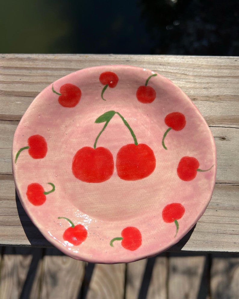 Handmade Cherry Mug Set - Etsy