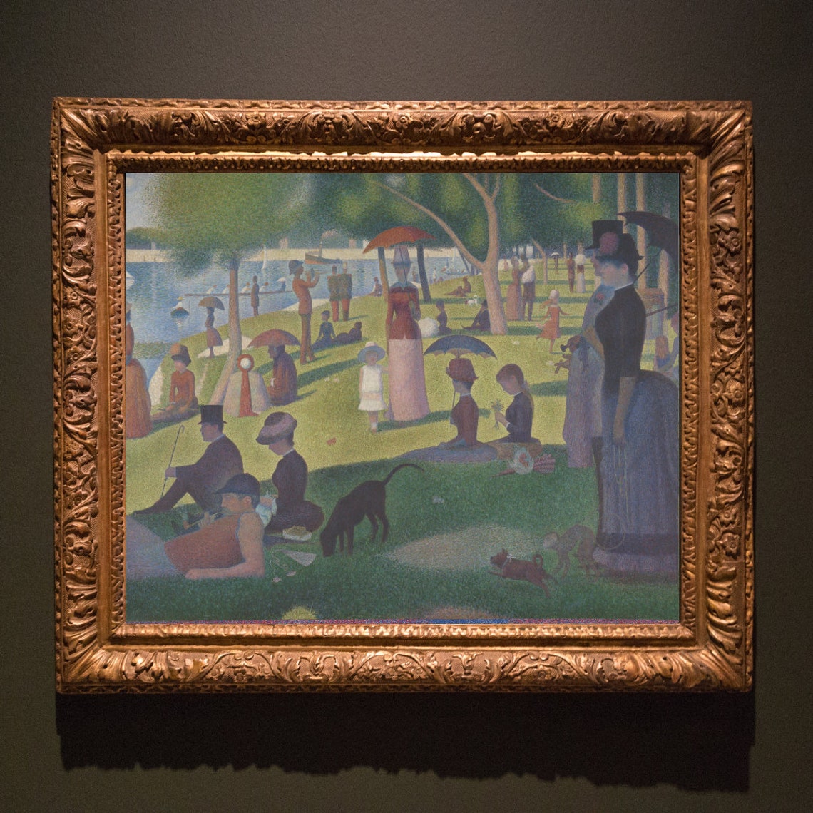 A Sunday on La Grande Jatte — 1884 Georges Seurat, Famous Museum Prints ...