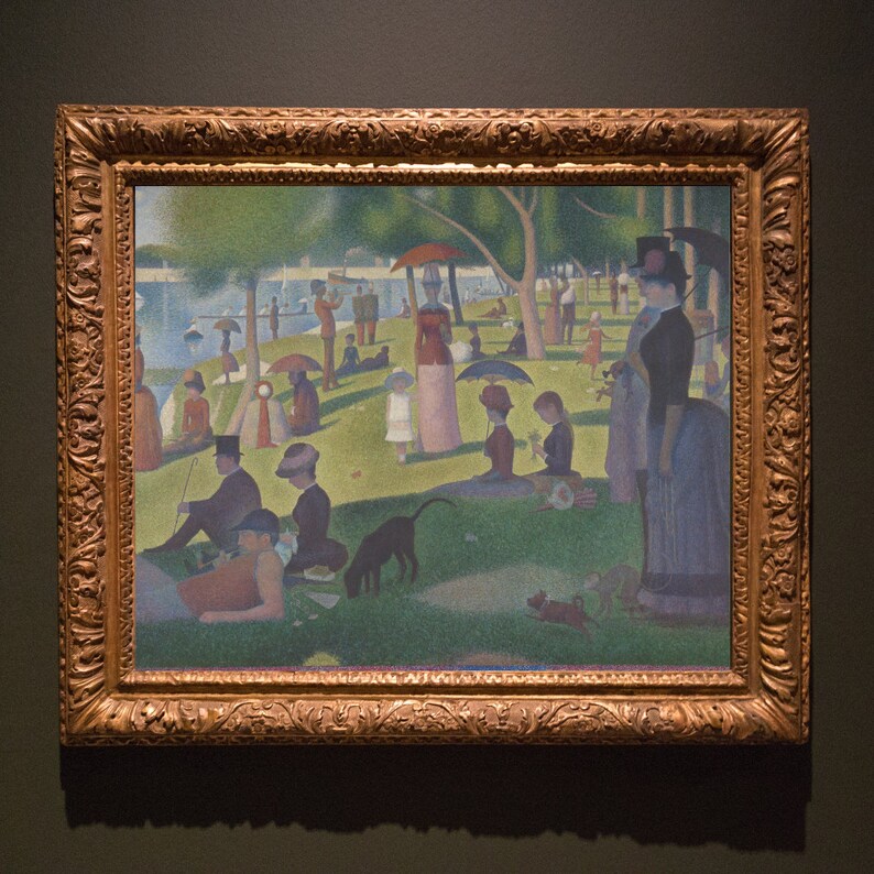 A Sunday on La Grande Jatte — 1884 Georges Seurat, Famous Museum Prints ...