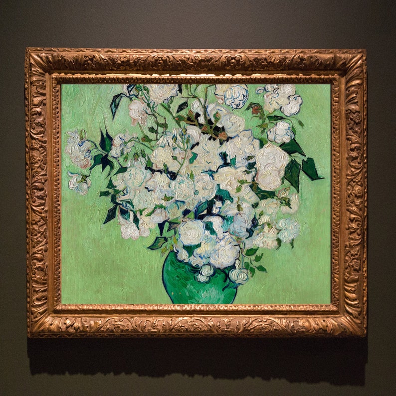 Roses (1890) by Vincent Van Gogh Wall Print, Museum Prints, Vintage ...
