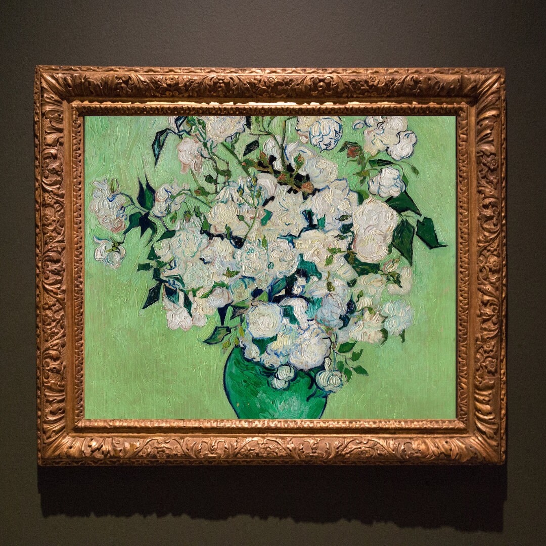 Roses (1890) by Vincent Van Gogh Wall Print, Museum Prints, Vintage ...