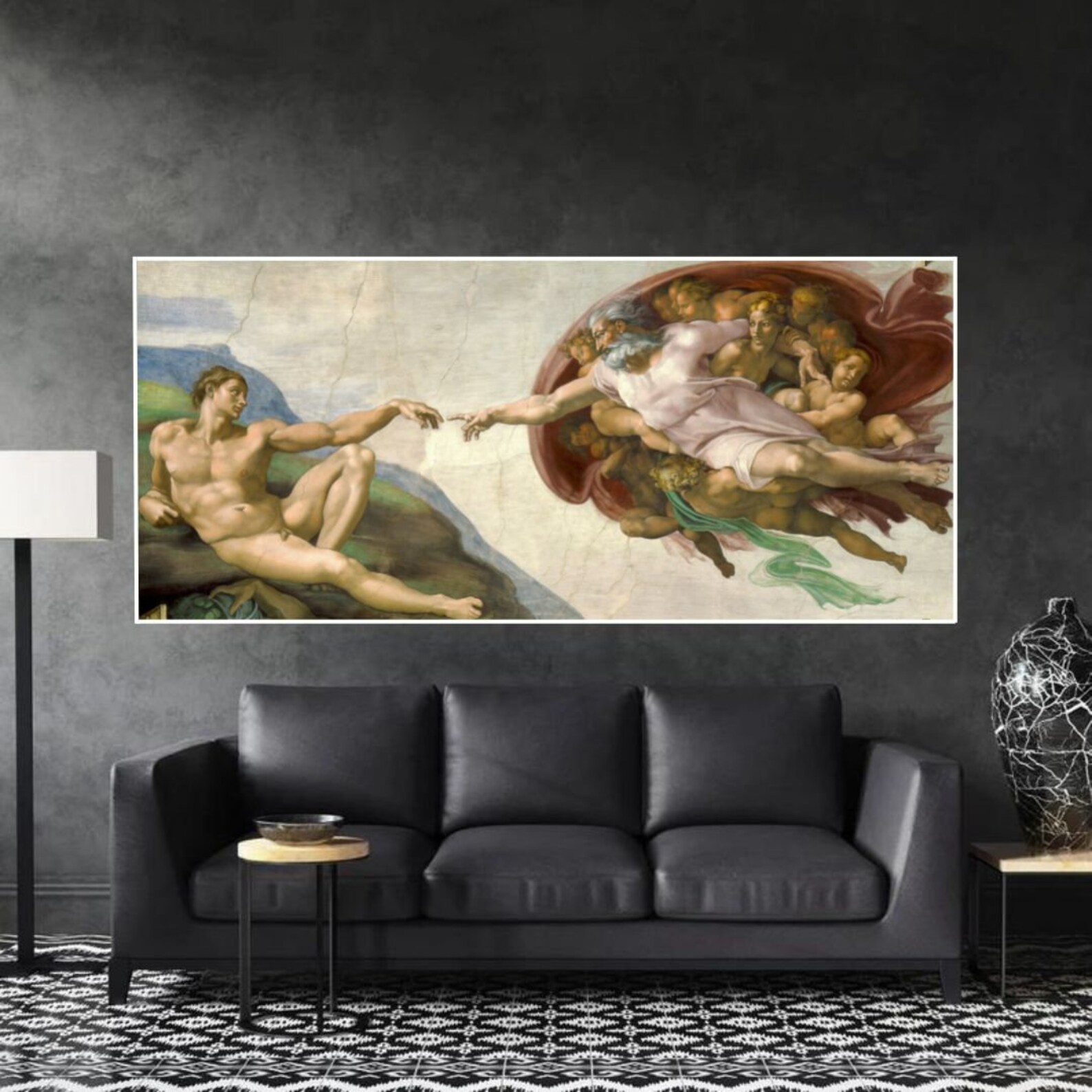 Michelangelo Buonarroti's the Creation of Adam (circa 1511), Famous Painting by Italian Artist ...