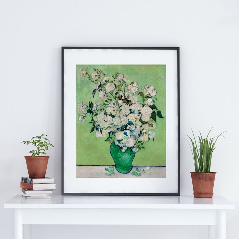 Roses (1890) by Vincent Van Gogh Wall Print, Museum Prints, Vintage ...