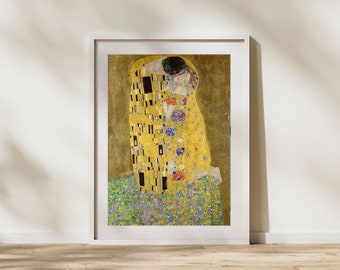DIGITAL Gustav Klimt's the Kiss - Etsy