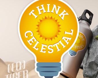Think Celestial Sticker President Russell M. Nelson General Conference ...