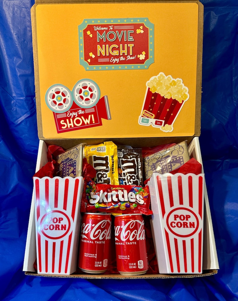 Movie Night Gift Set/family Gift/holidays/birthday/adults/kids - Etsy