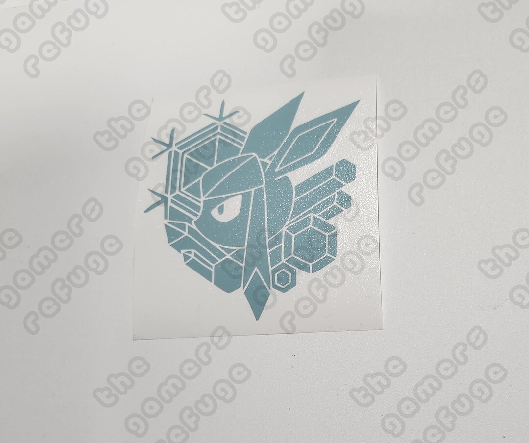 Glaceon Vinyl Decal Pokemon Sticker - Etsy