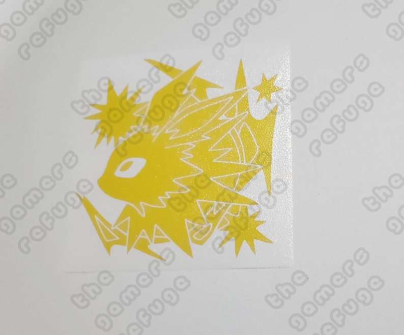 Jolteon Vinyl Decal Pokemon Sticker - Etsy