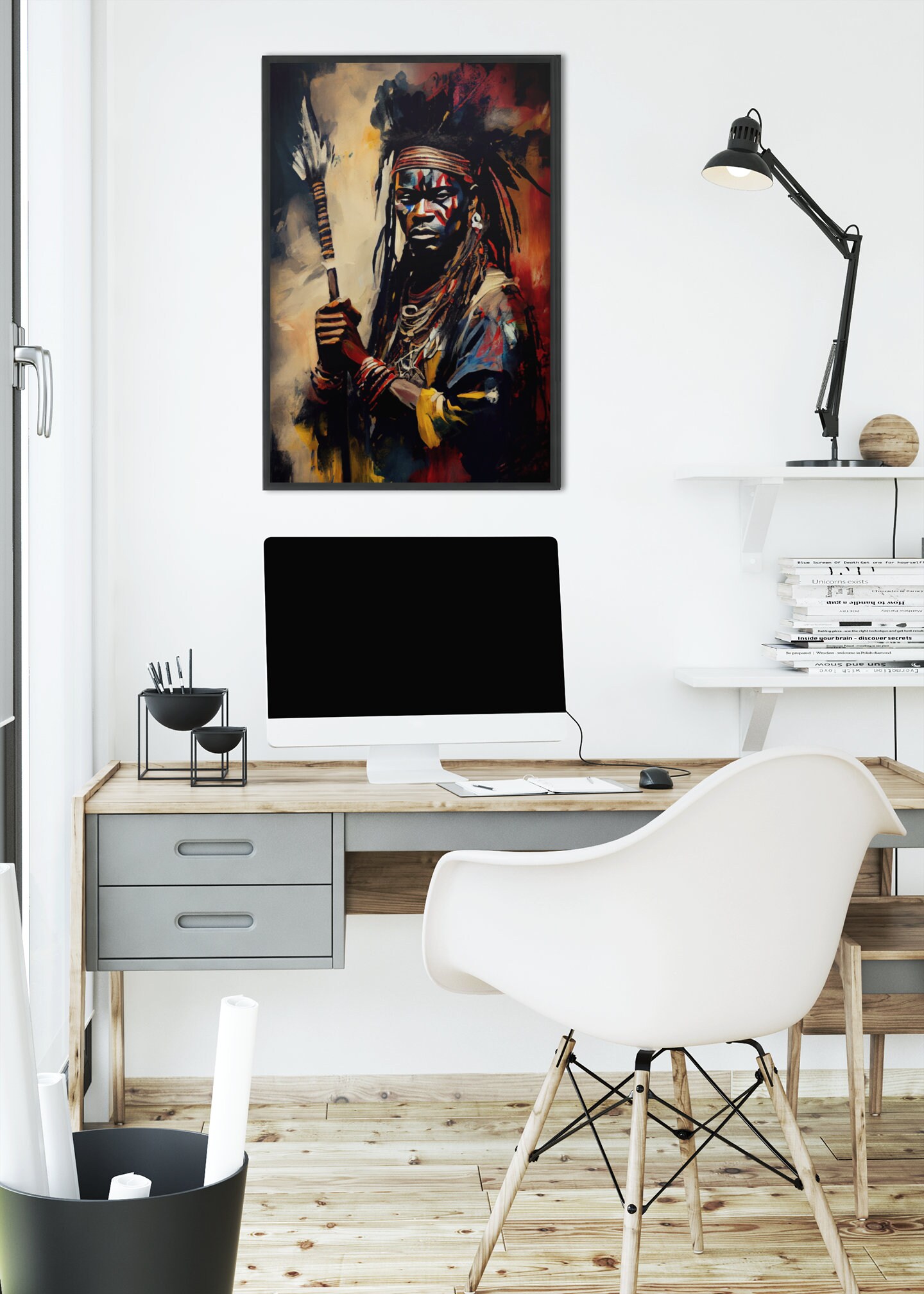 The Strong and Stoic Maasai - Beautiful Art, Black Art, African Art ...