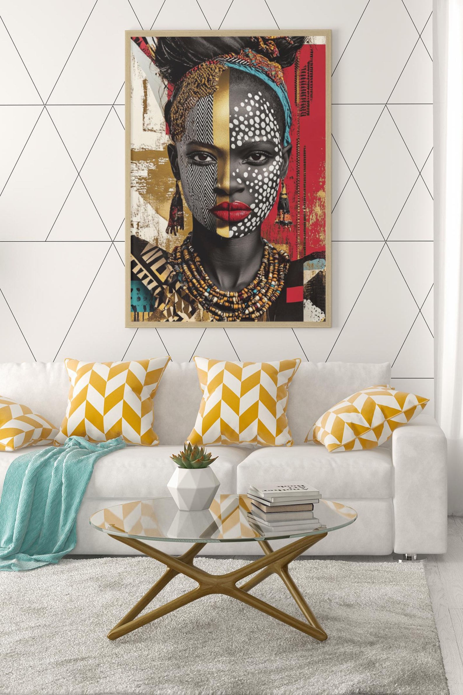 Tribal Elegance - Beautiful Art, African Culture, 300 Dpi, Digital ...