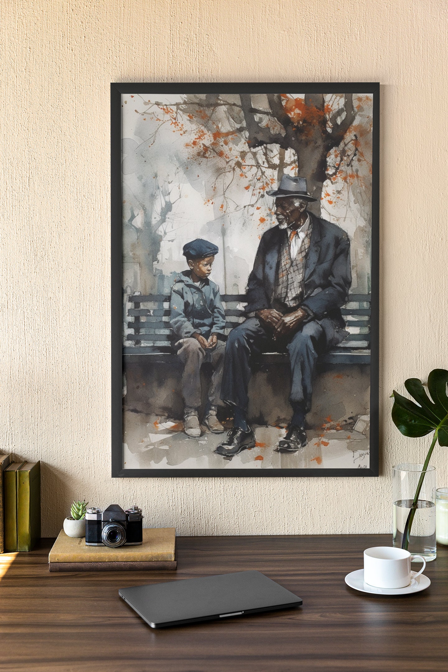 Timeless Bond: A Family's Loving Legacy - Grandfather, Black Family ...