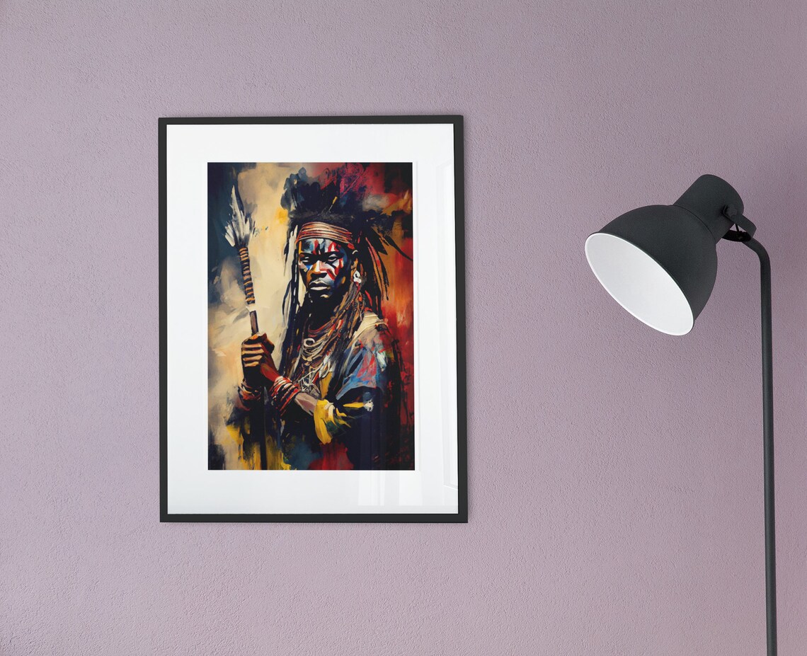 The Strong and Stoic Maasai - Beautiful Art, Black Art, African Art ...