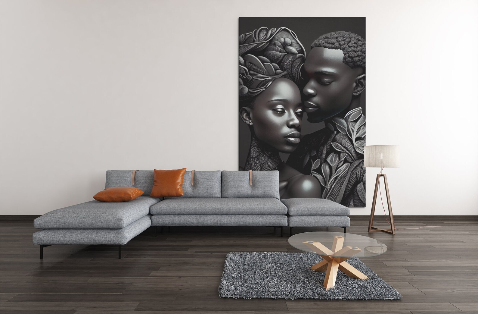 Black Love - Beautiful Art, Black Love, Digital Print, Digital Download ...