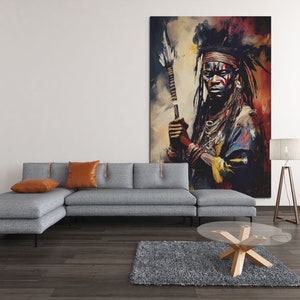 The Strong and Stoic Maasai - Beautiful Art, Black Art, African Art ...