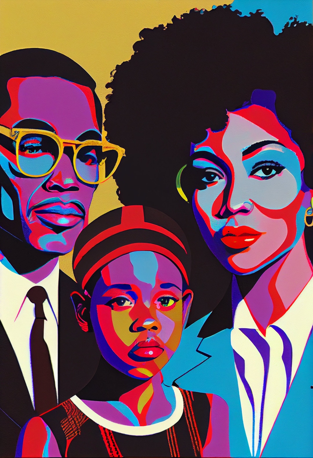Forever Love: A Black Family - Beautiful Art, Black Family, Digital ...
