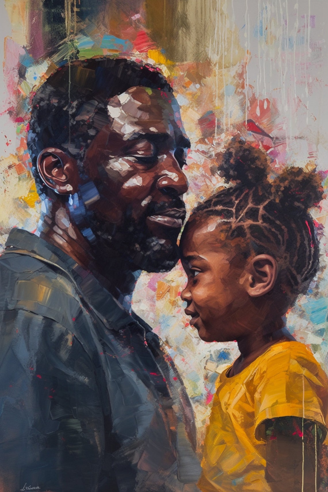 Timeless Bond: A Father-daughter Love Story - Beautiful Art, Father ...