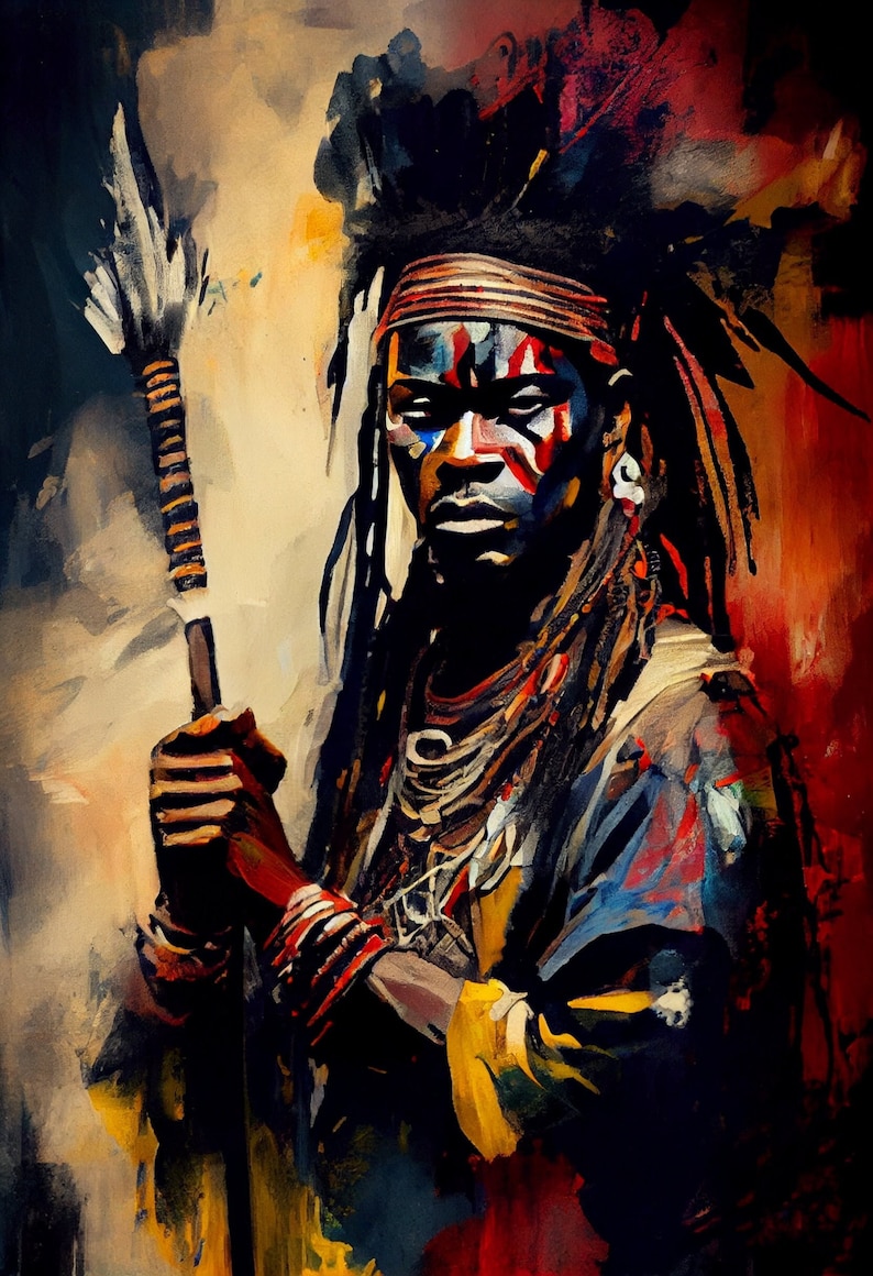 The Strong and Stoic Maasai - Beautiful Art, Black Art, African Art ...