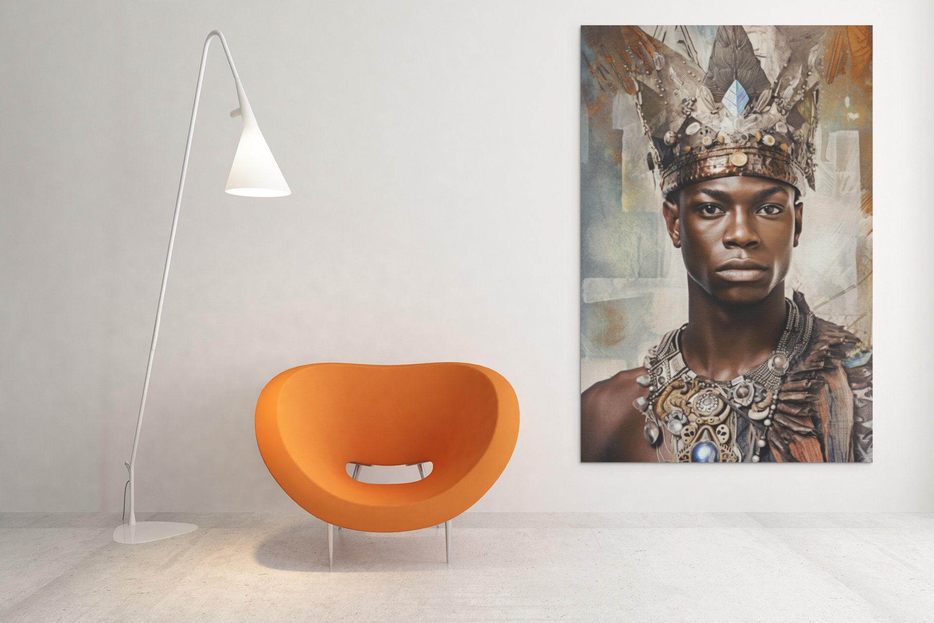 Majestic Reign - A Young African King - Beautiful Art, Black Art ...