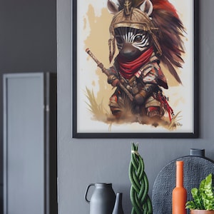 The Zebra Warrior Beautiful Art, Black Art, African Art, Animal Art ...