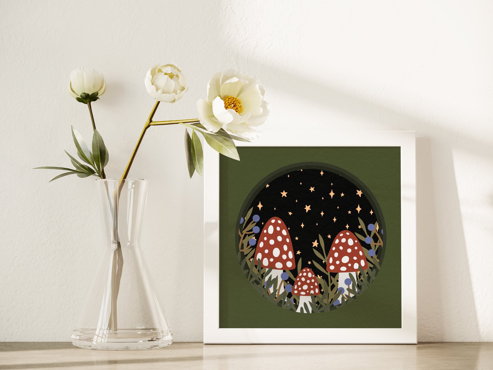 Enchanted Forest 3D Shadowbox SVG Cricut Project - Instant Digital ...