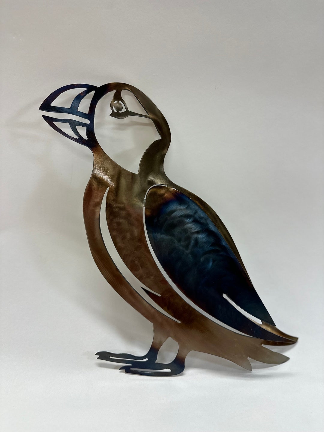Alaskan Puffin Metal Art - Etsy