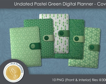 Green Printable Planner Undated Planner Planner Inserts - Etsy