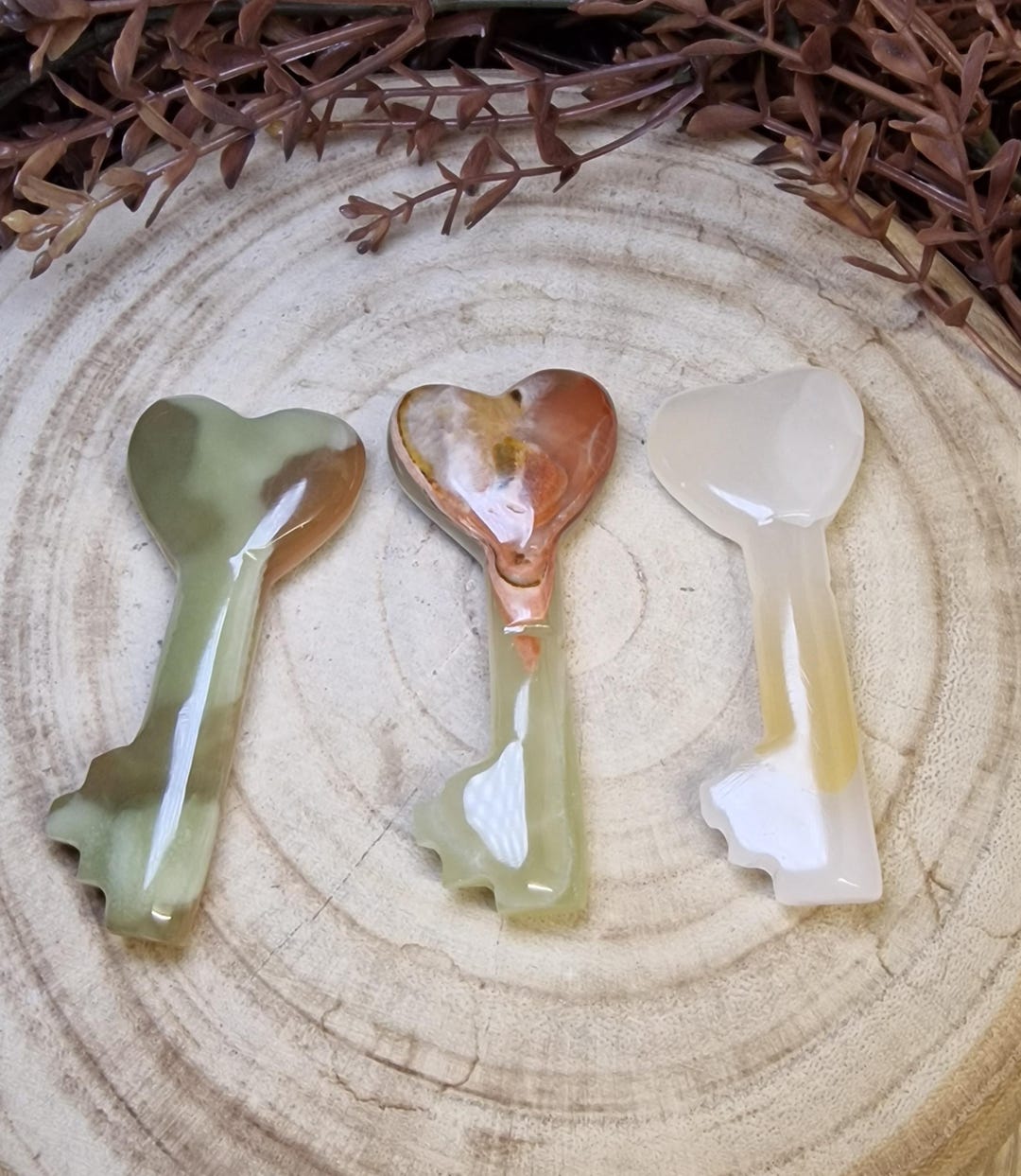 Afghan Jade Key Carving Mangano Calcite Key Carving Healing Crystal ...